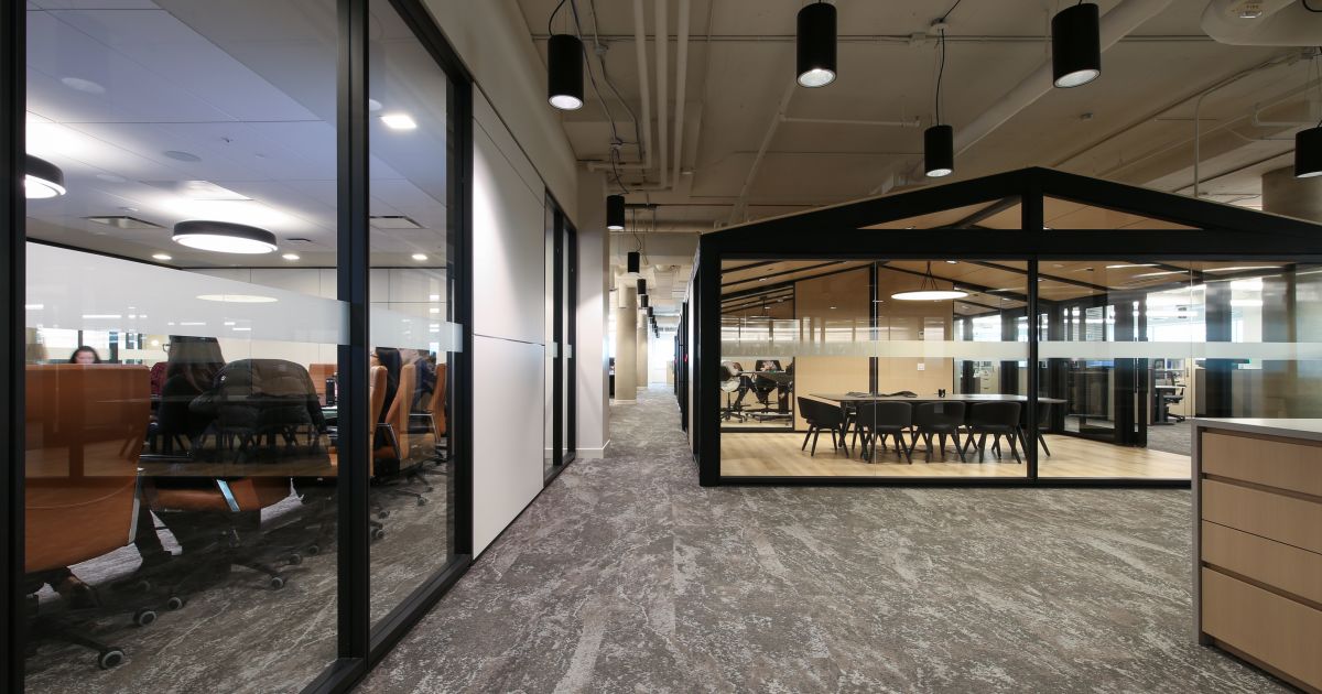 Connect First Credit Union | Modern Office Construction Project | DIRTT