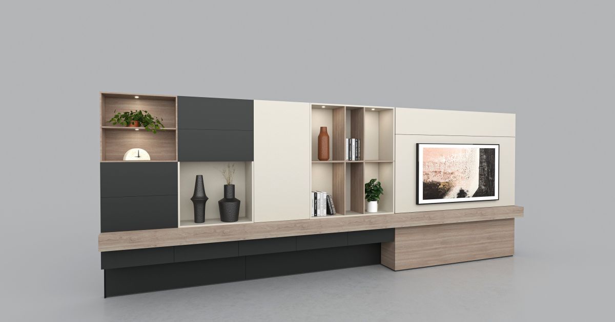 Technology Wall 01 | Office Wall Cabinets | DIRTT