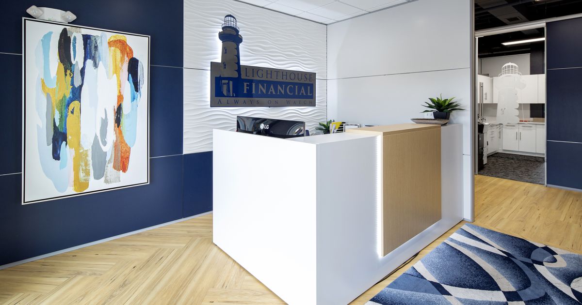 Lighthouse Financial | Modern Office Remodel Project | DIRTT
